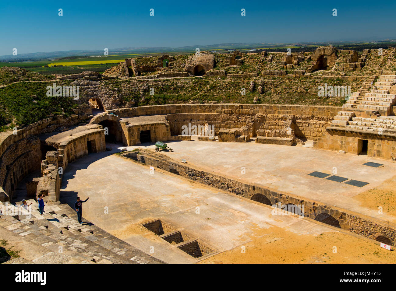 Ancient Coliseum in Tunisia Stock Photo - Alamy