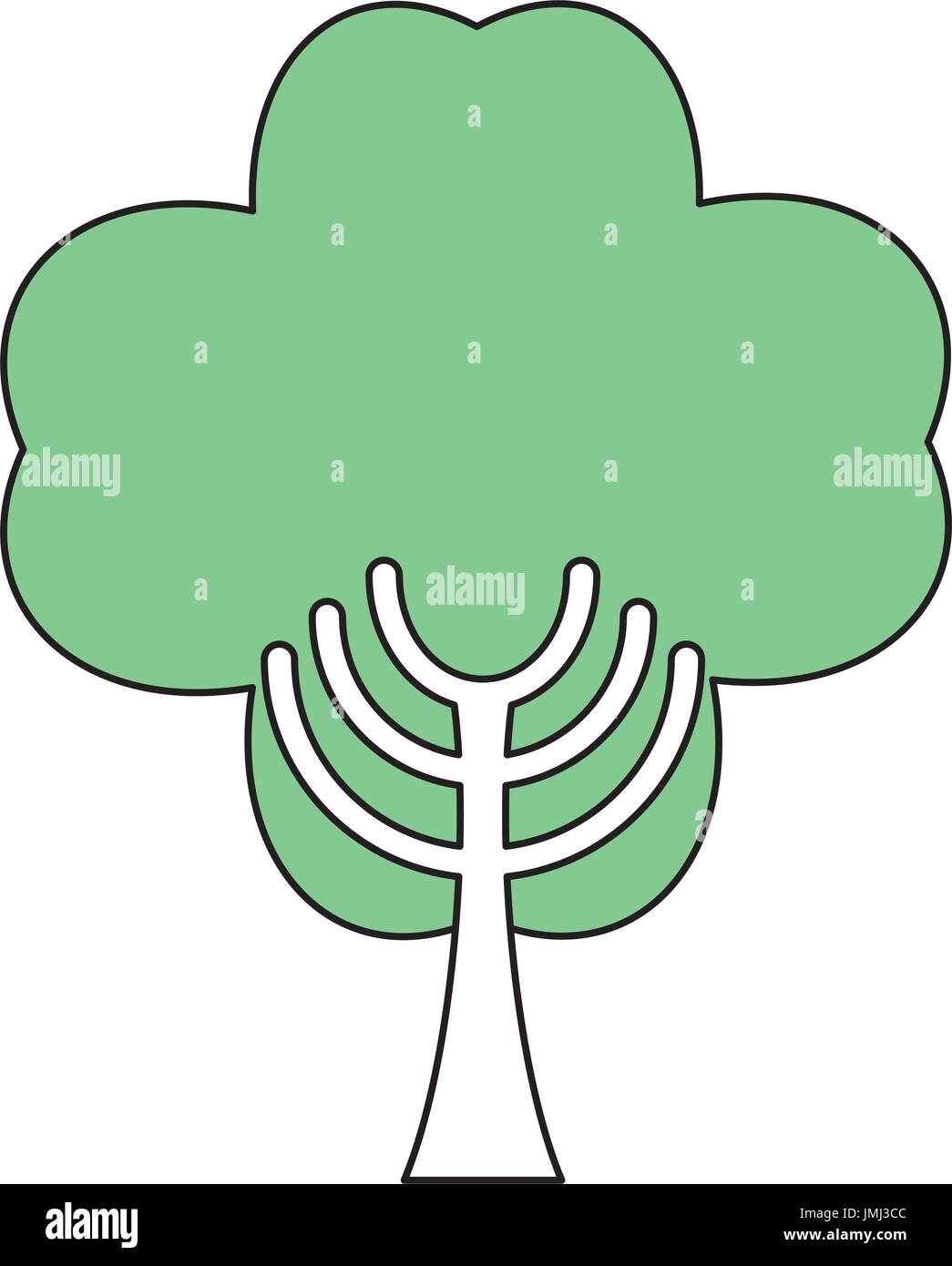 Tree eco symbol icon vector illustration graphic design Stock Vector ...