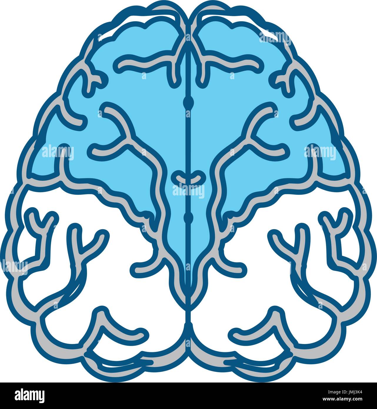 Human brain symbol icon vector illustration graphic design Stock Vector ...