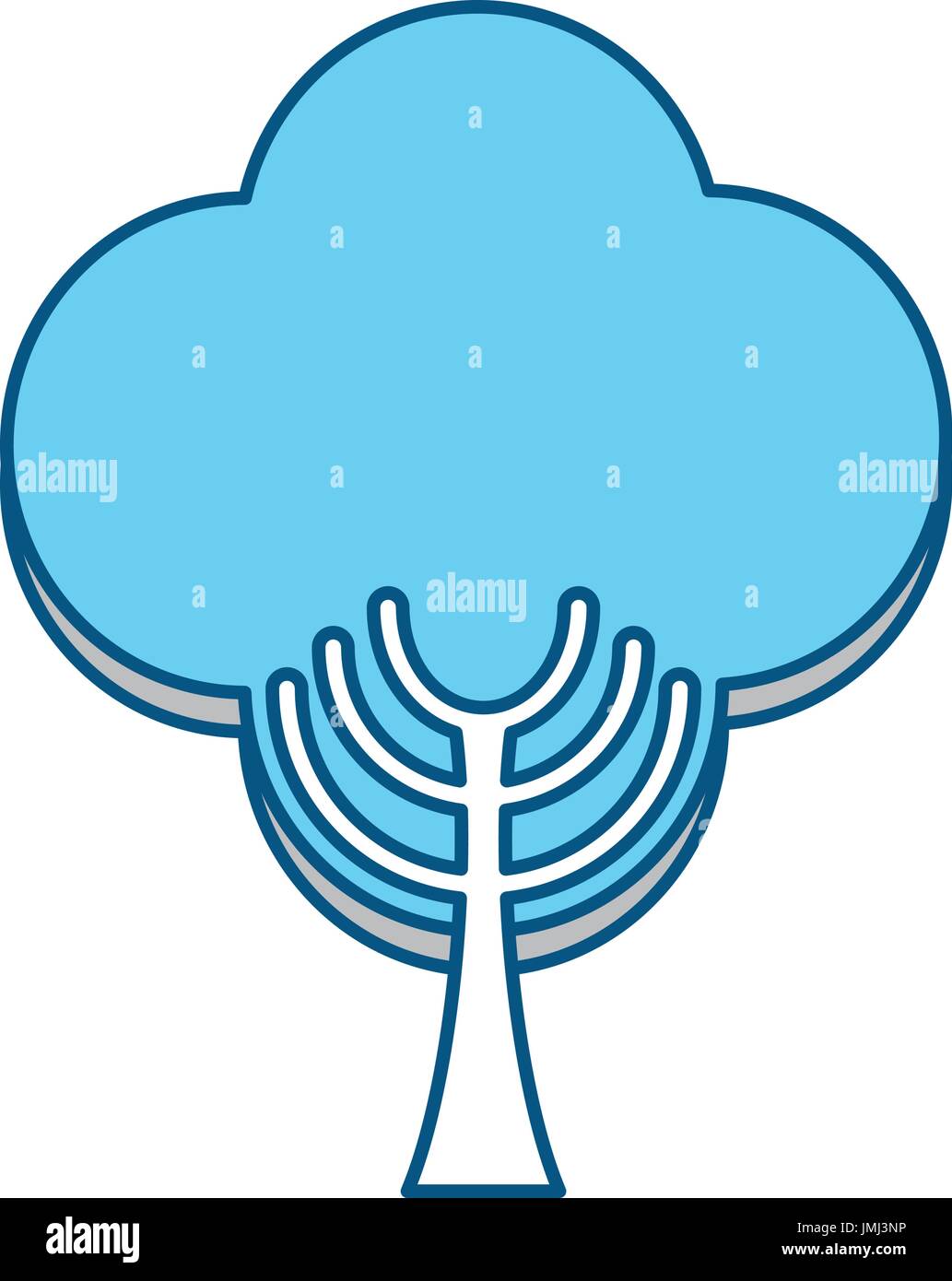 Tree eco symbol icon vector illustration graphic design Stock Vector ...