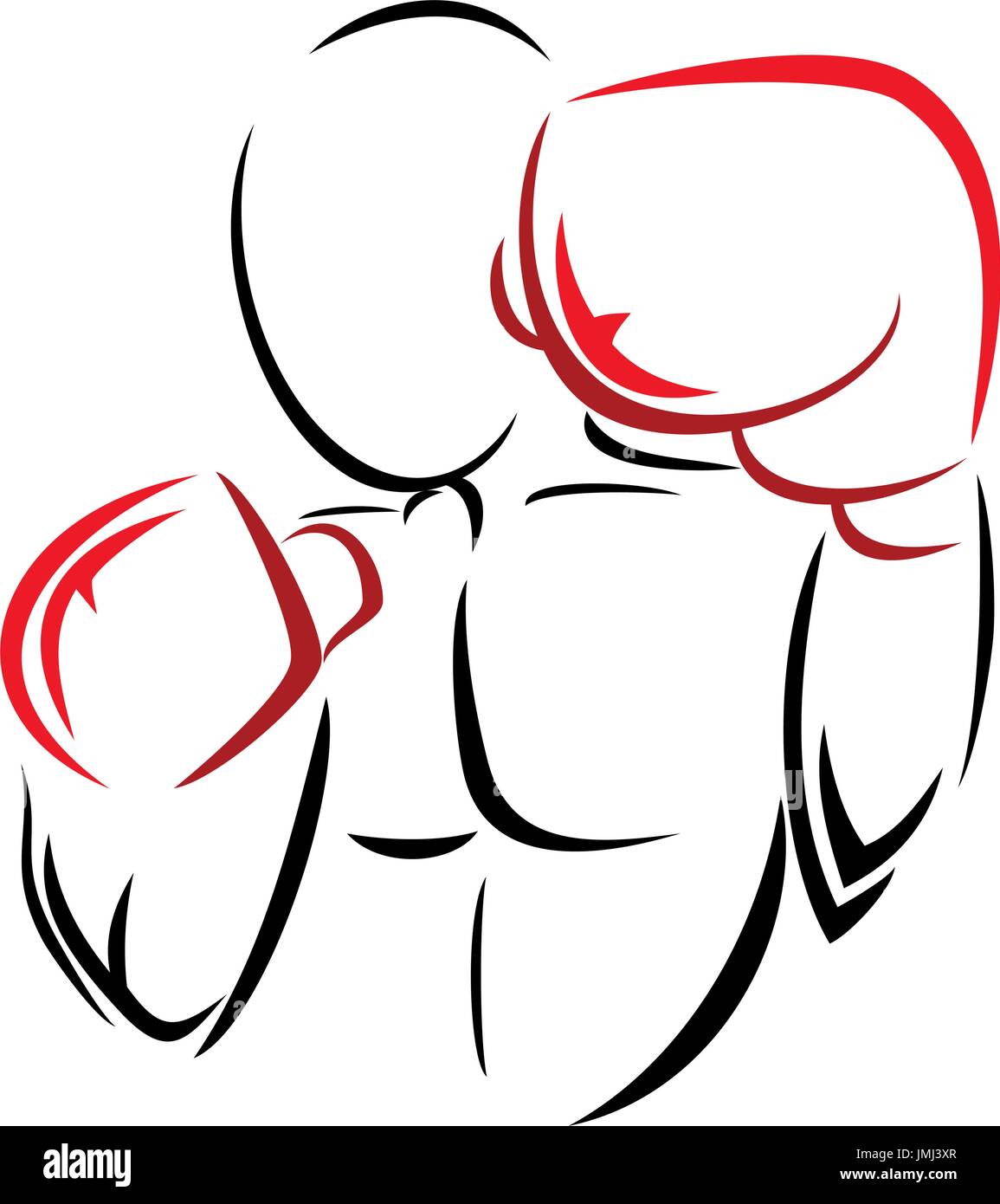 Boxer logo hi-res stock photography and images - Alamy