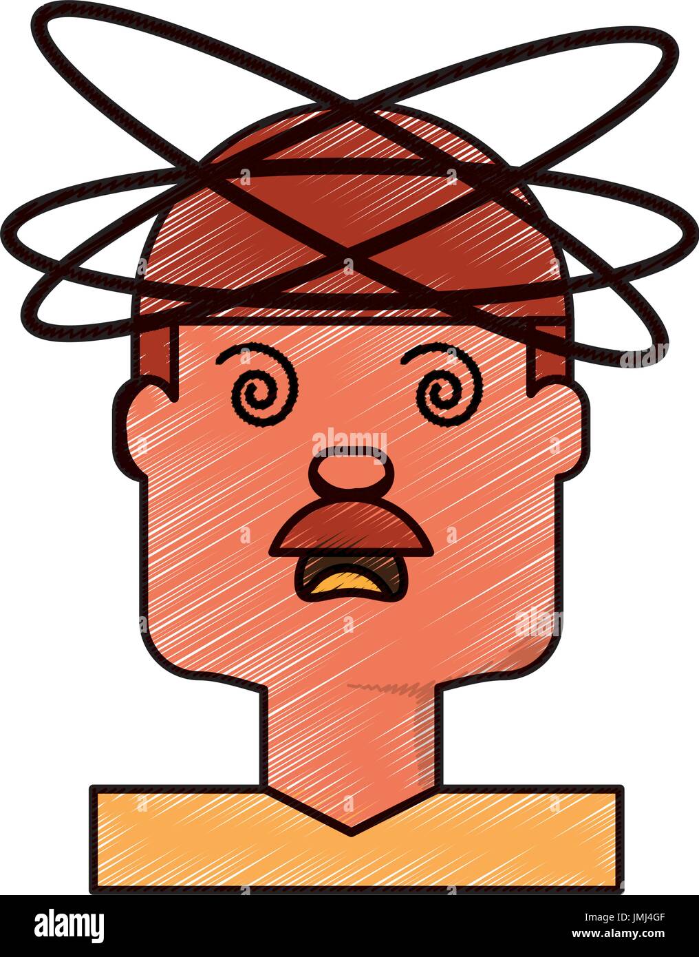 Crazy woman cartoon over white background icon Stock Vector Image & Art ...