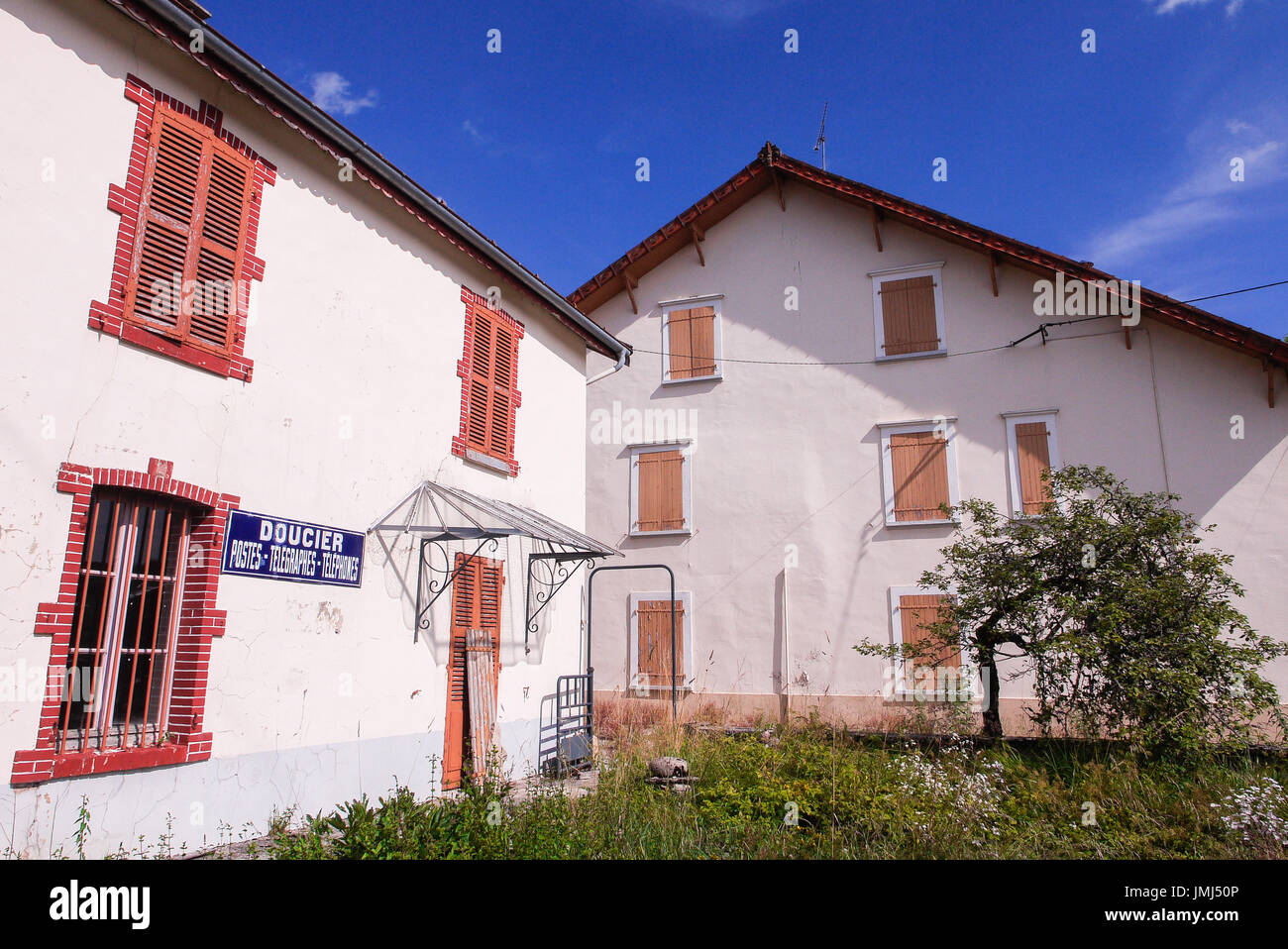 Old French Post office, in Doucier, Jura, France Stock Photo - Alamy