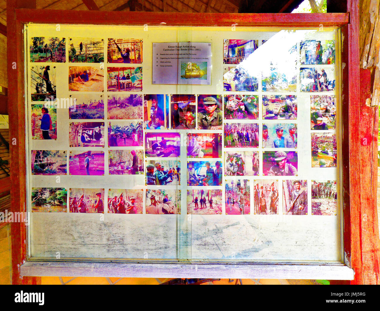 Cambodia Siem Reap War Museum Khmer Rouge action along Thai Border 1981 ...