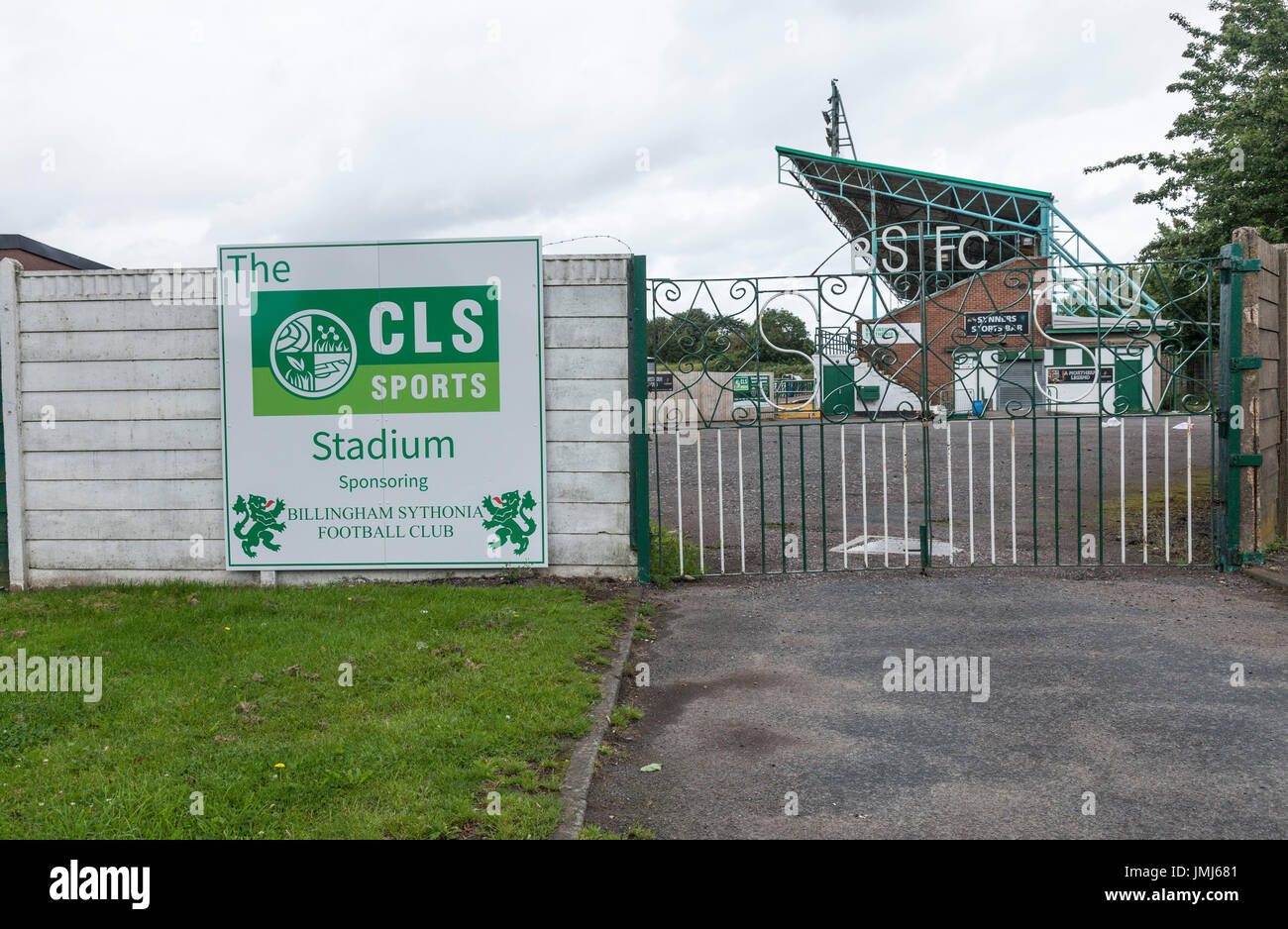 The former ground of Billingham Synthonia Football Club, in Central ...