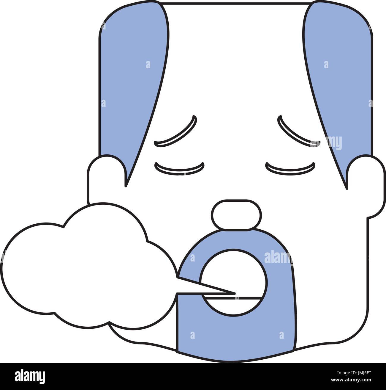 Man smoking cartoon over white background icon Stock Vector Image & Art ...
