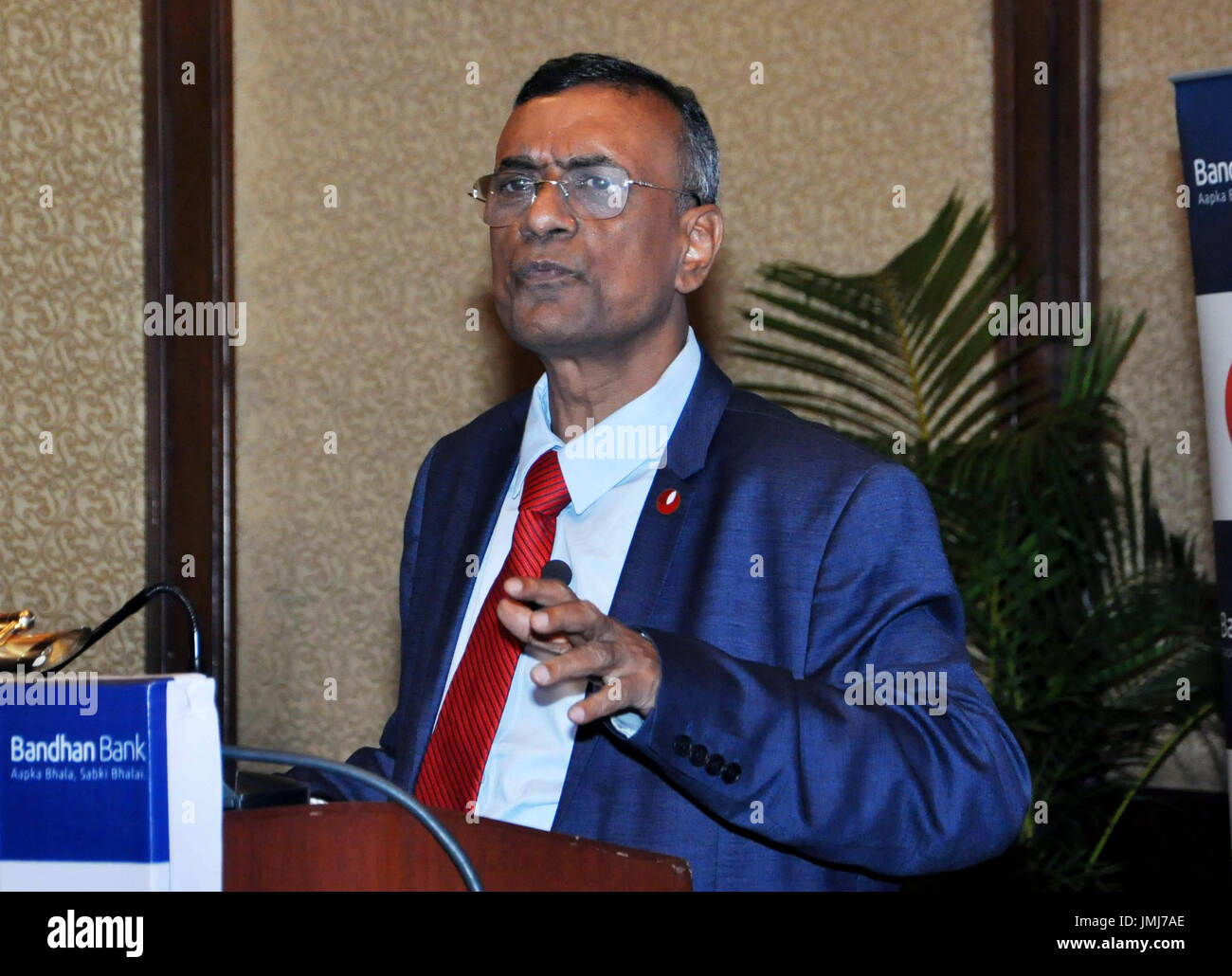 Kolkata, India. 27th July, 2017. Founder Managing Director of Bandhan ...