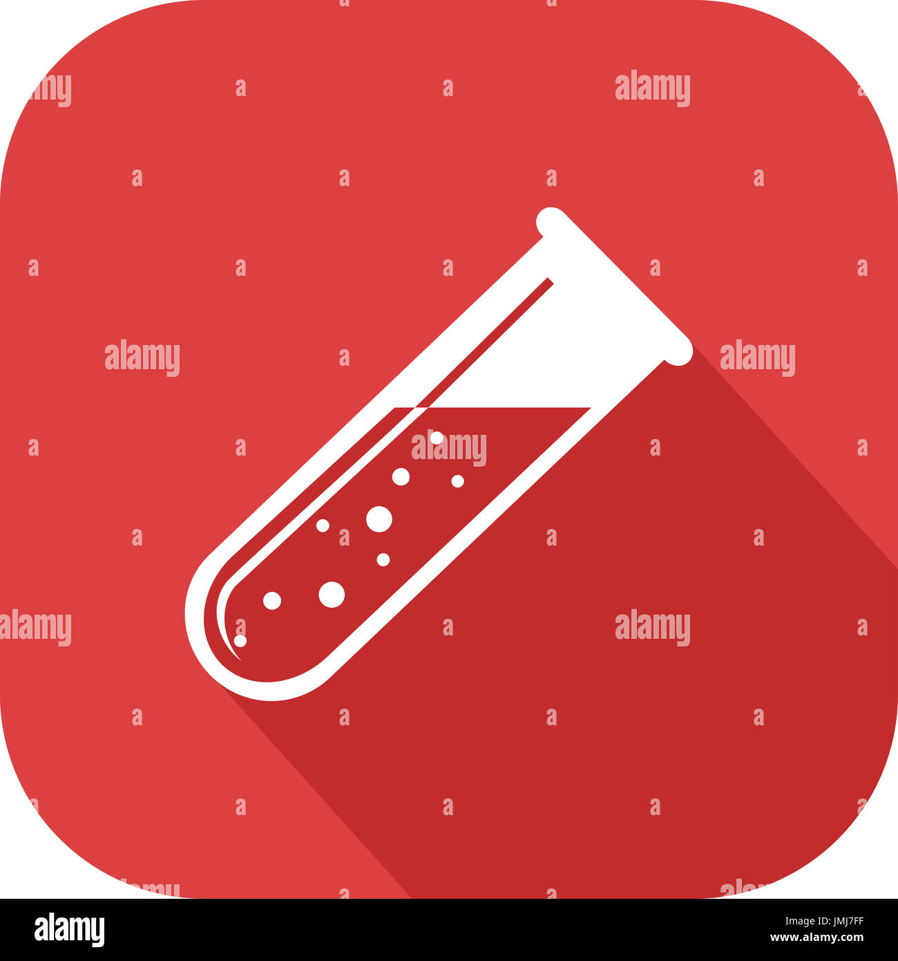 Icon of a blood tube to illustrate the laboratories of analysis ...