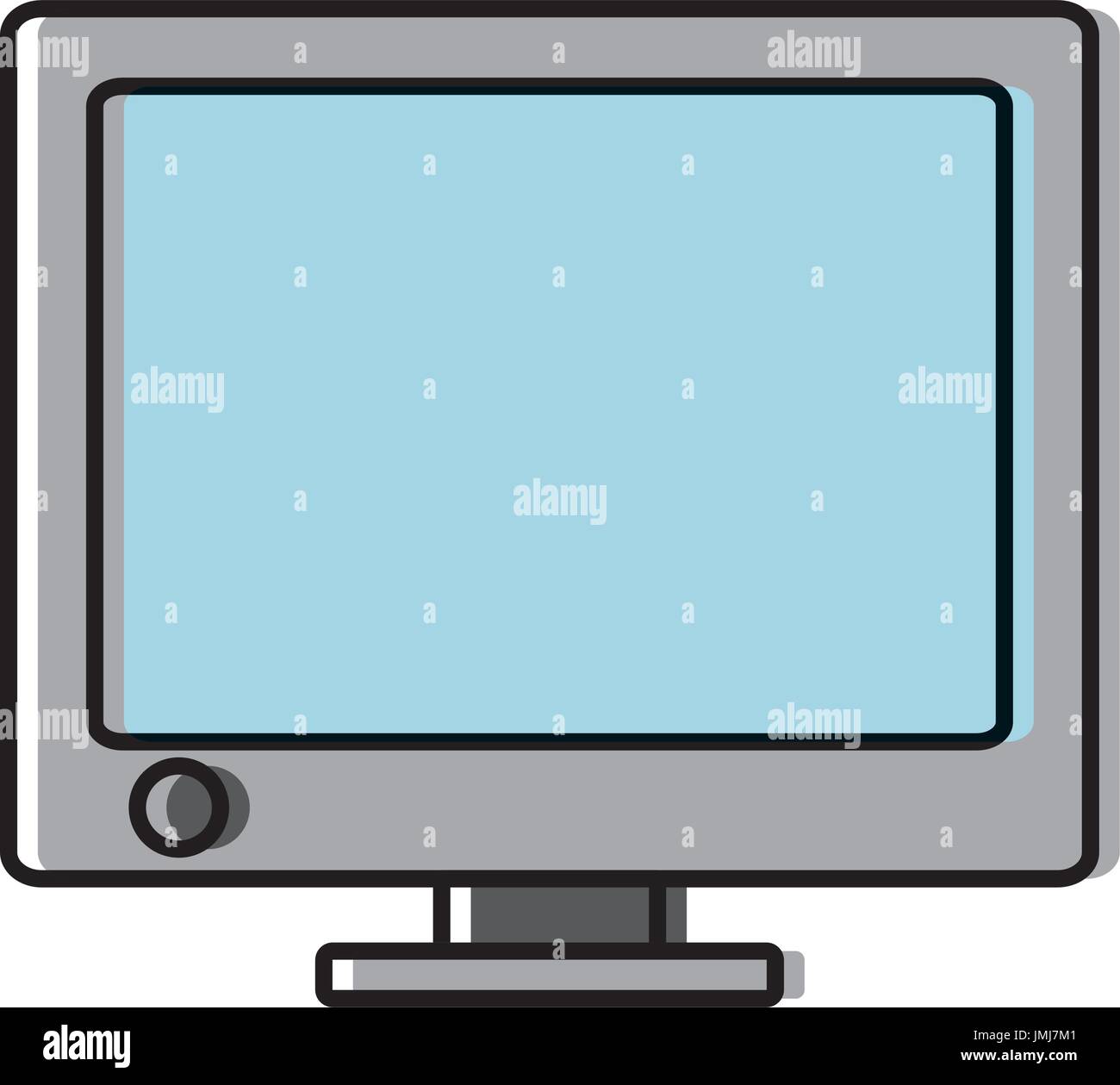 computer icon over white background vector illustration Stock Vector ...