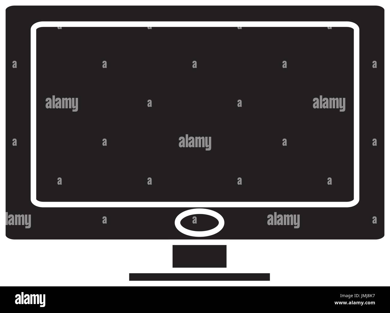 computer icon over white background vector illustration Stock Vector ...