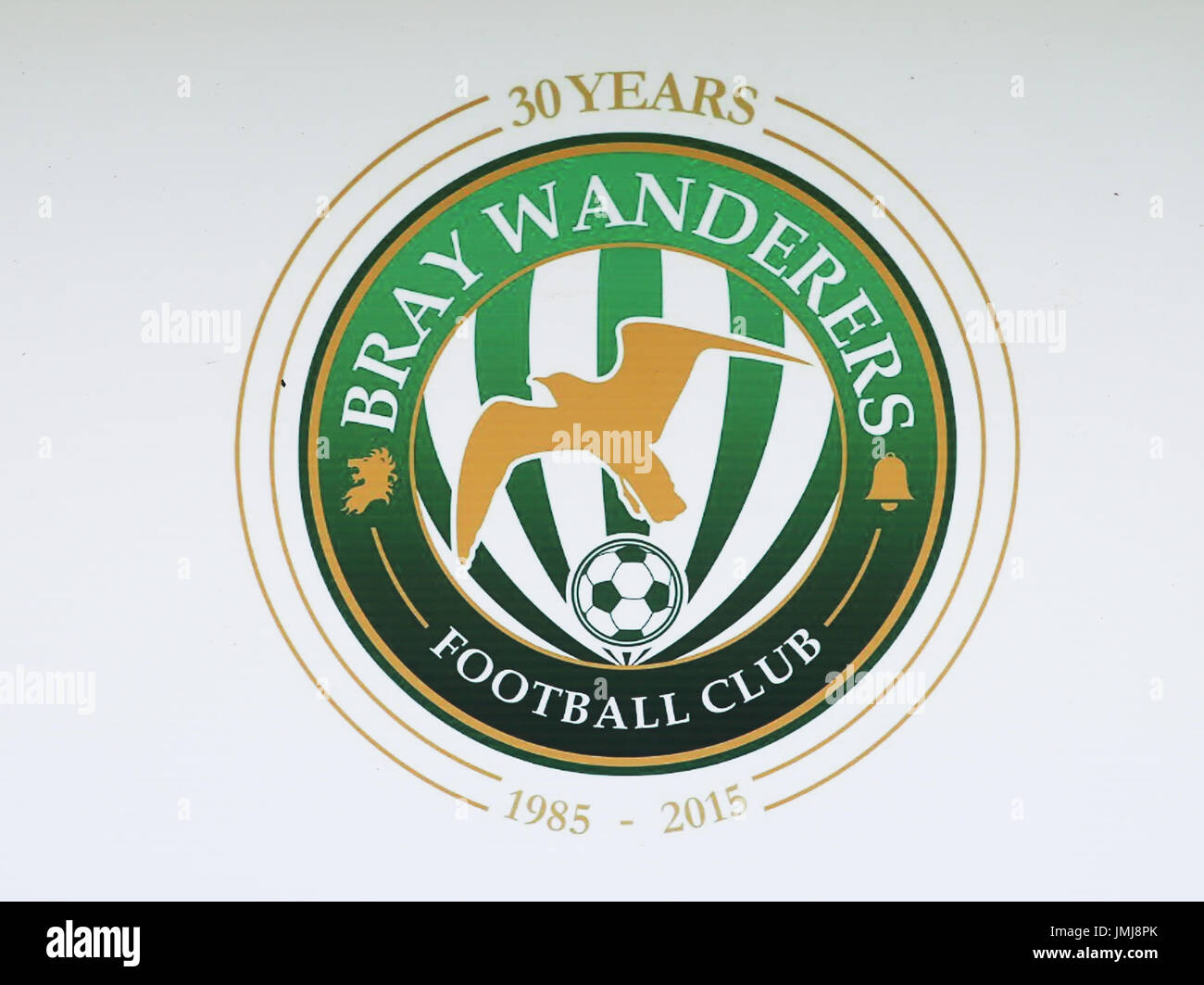 A general view of The Carlisle Grounds, home of Bray Wanderers football ...