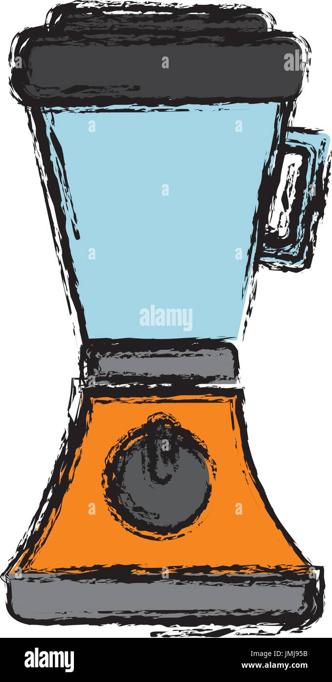 blender icon over white background vector illustration Stock Vector ...