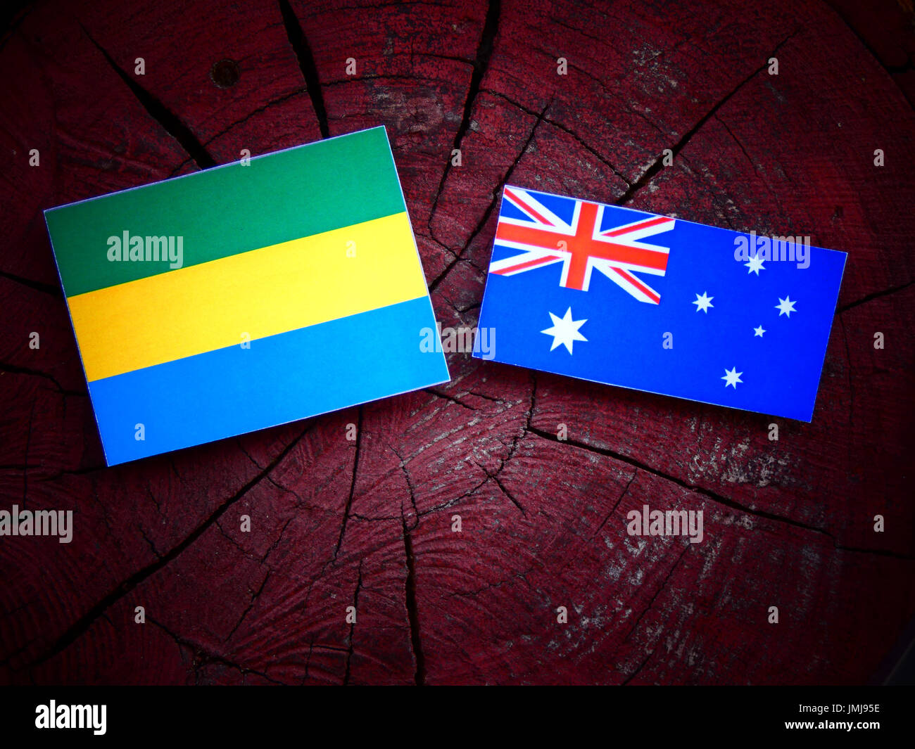 Gabon australia flag hi-res stock photography and images - Alamy