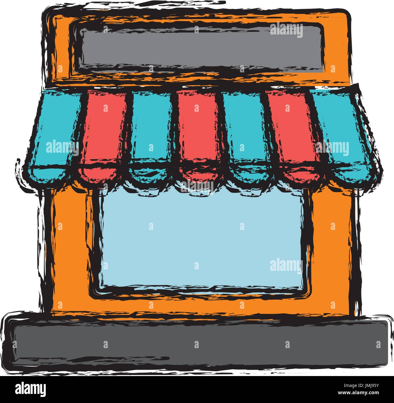 store icon over white background colorful design vector illustration ...