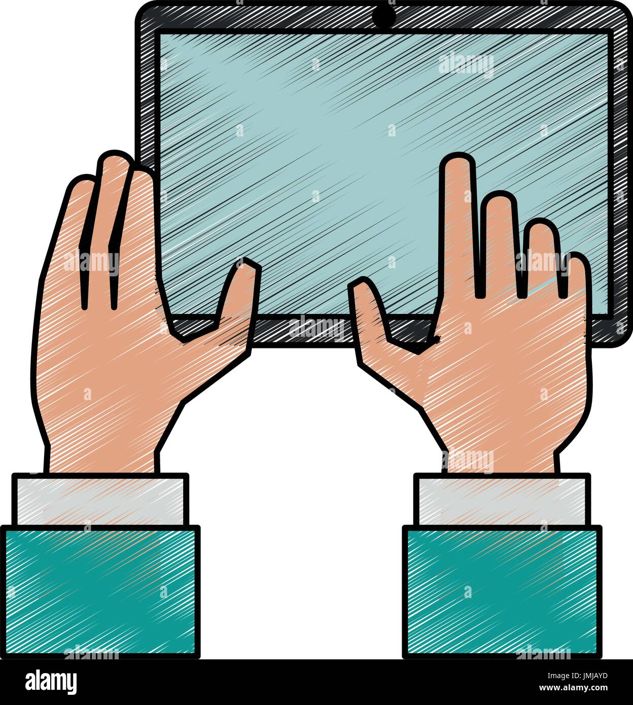 Tablet vector illustration Stock Vector Image & Art - Alamy