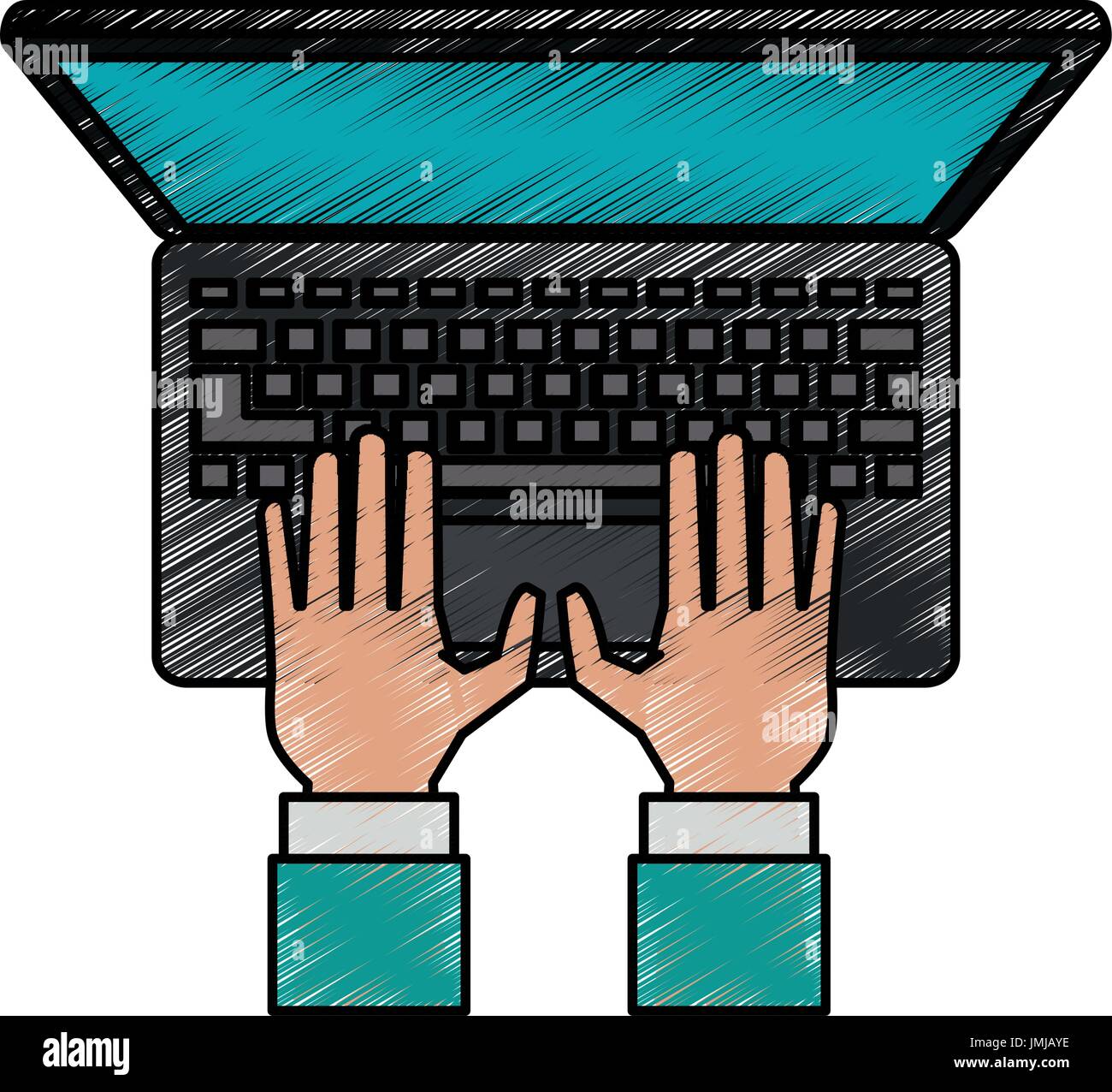 laptop vector illustration Stock Vector Image & Art - Alamy