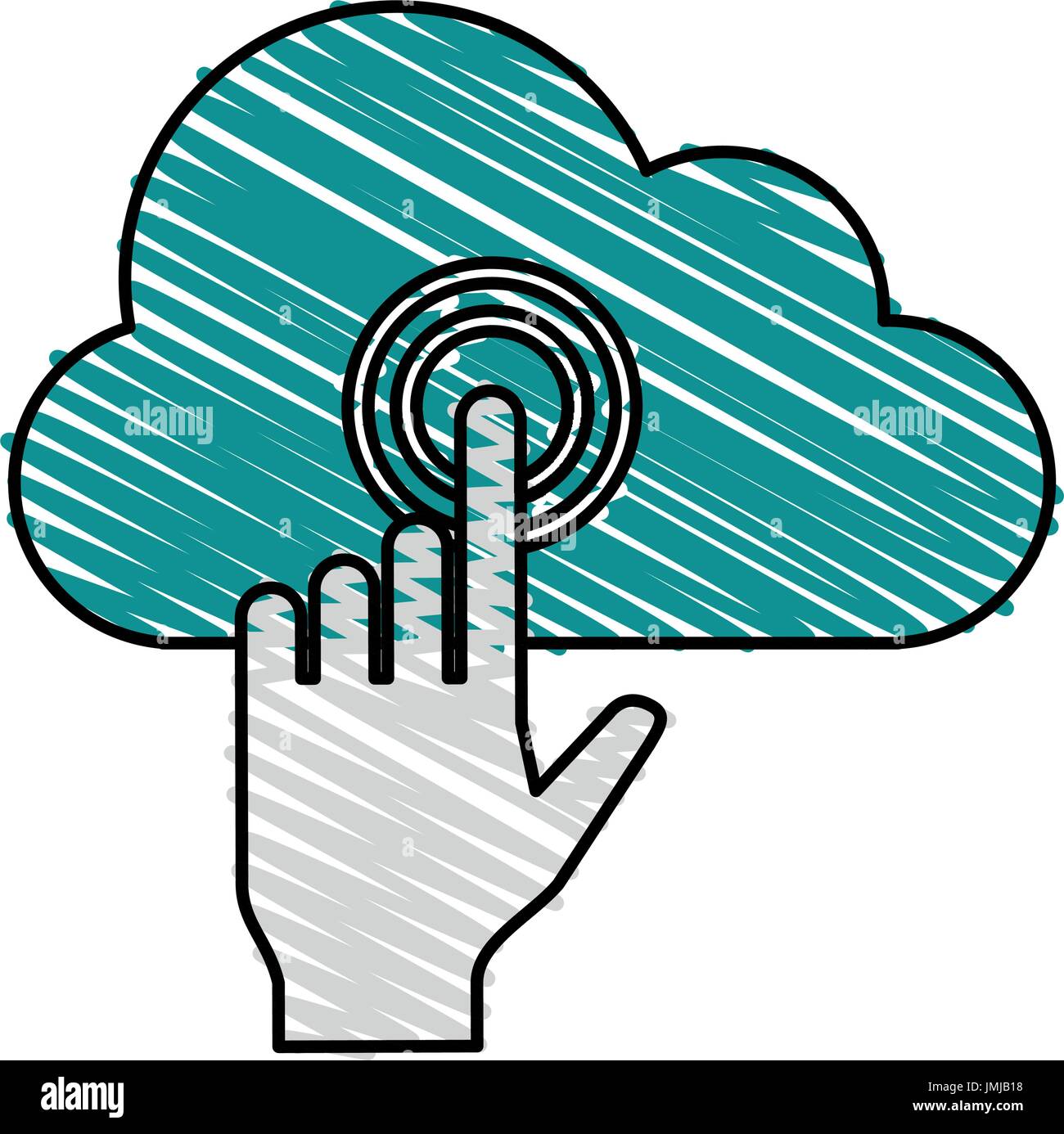 cloud storage vector illustration Stock Vector Image & Art - Alamy