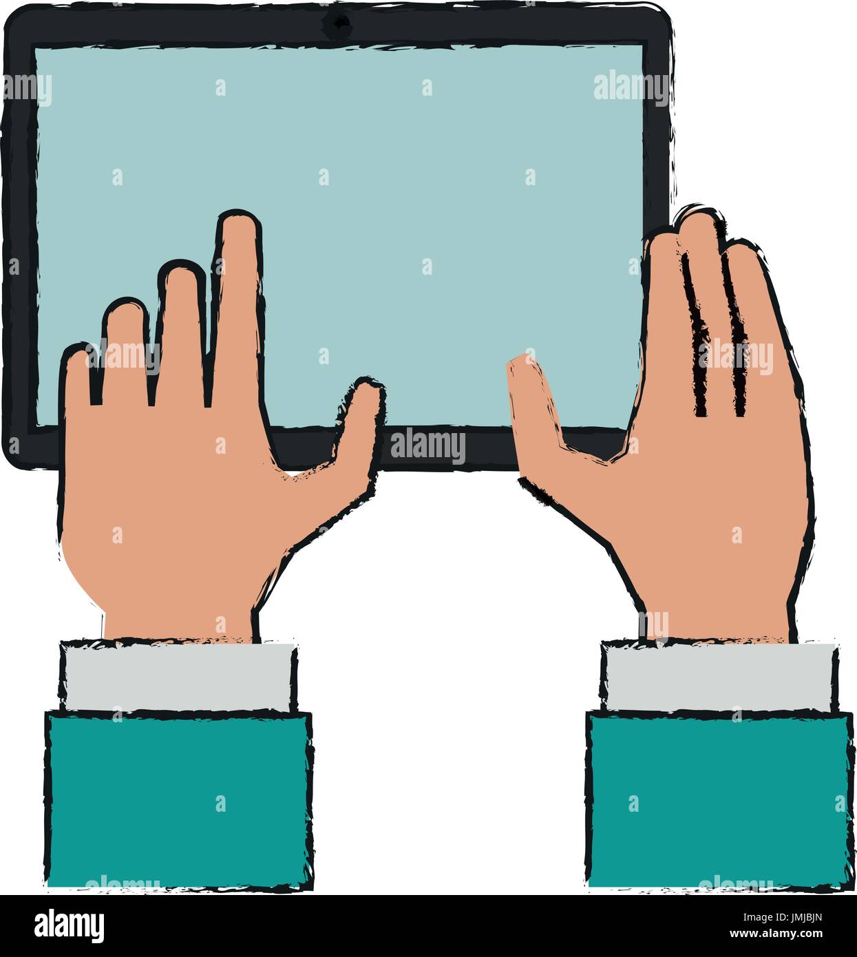 tablet vector illustration Stock Vector Image & Art - Alamy