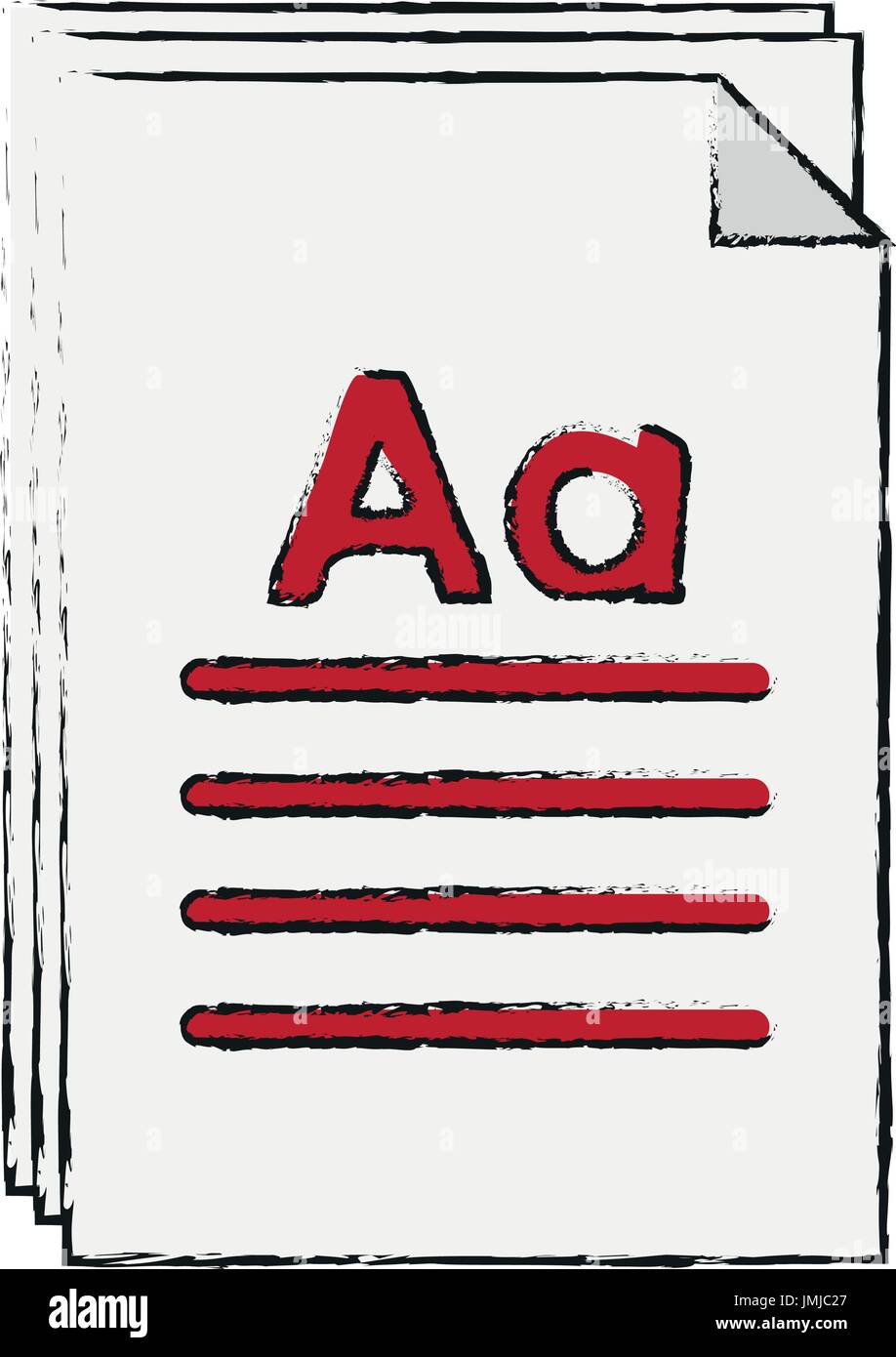 document vector illustration Stock Vector Image & Art - Alamy