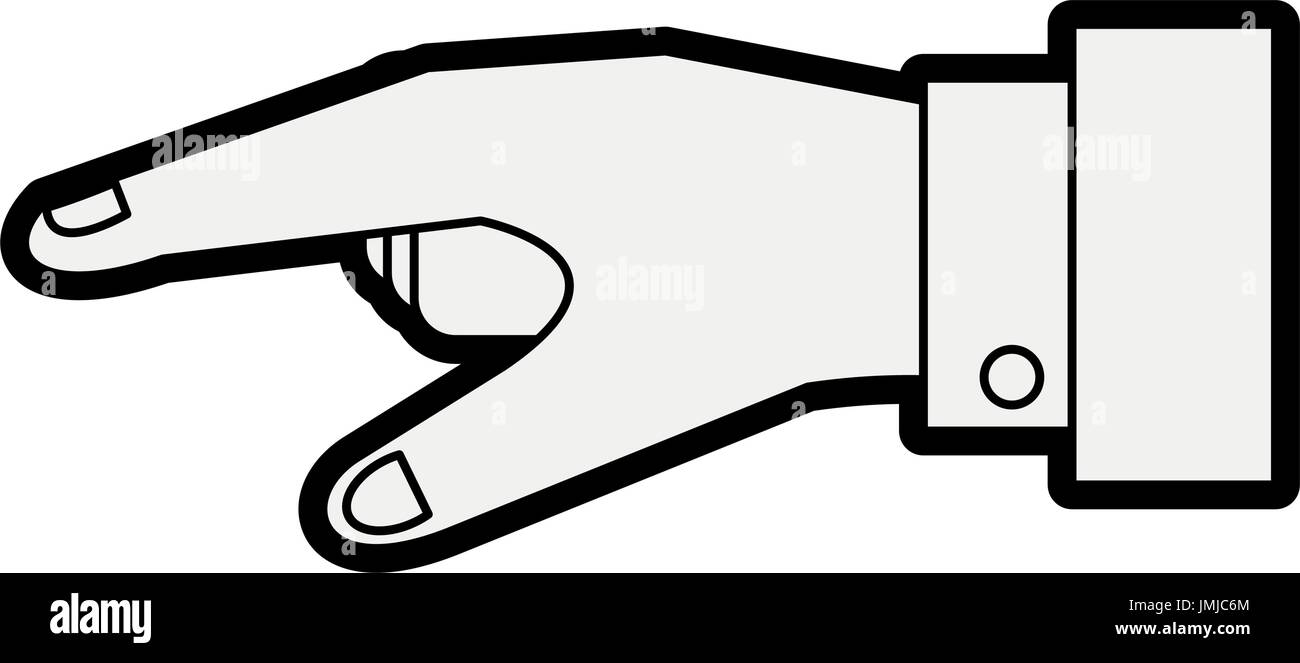 hand vector illustration Stock Vector Image & Art - Alamy