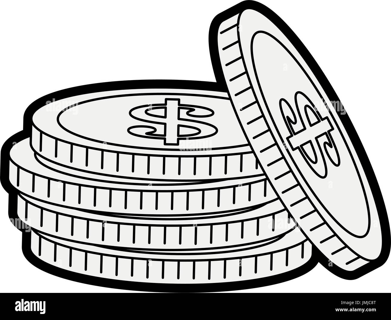 coins vector illustration Stock Vector Image & Art - Alamy