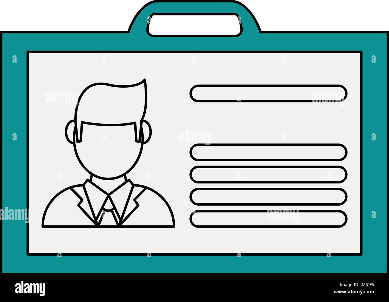 ID card vector illustration Stock Vector Image & Art - Alamy