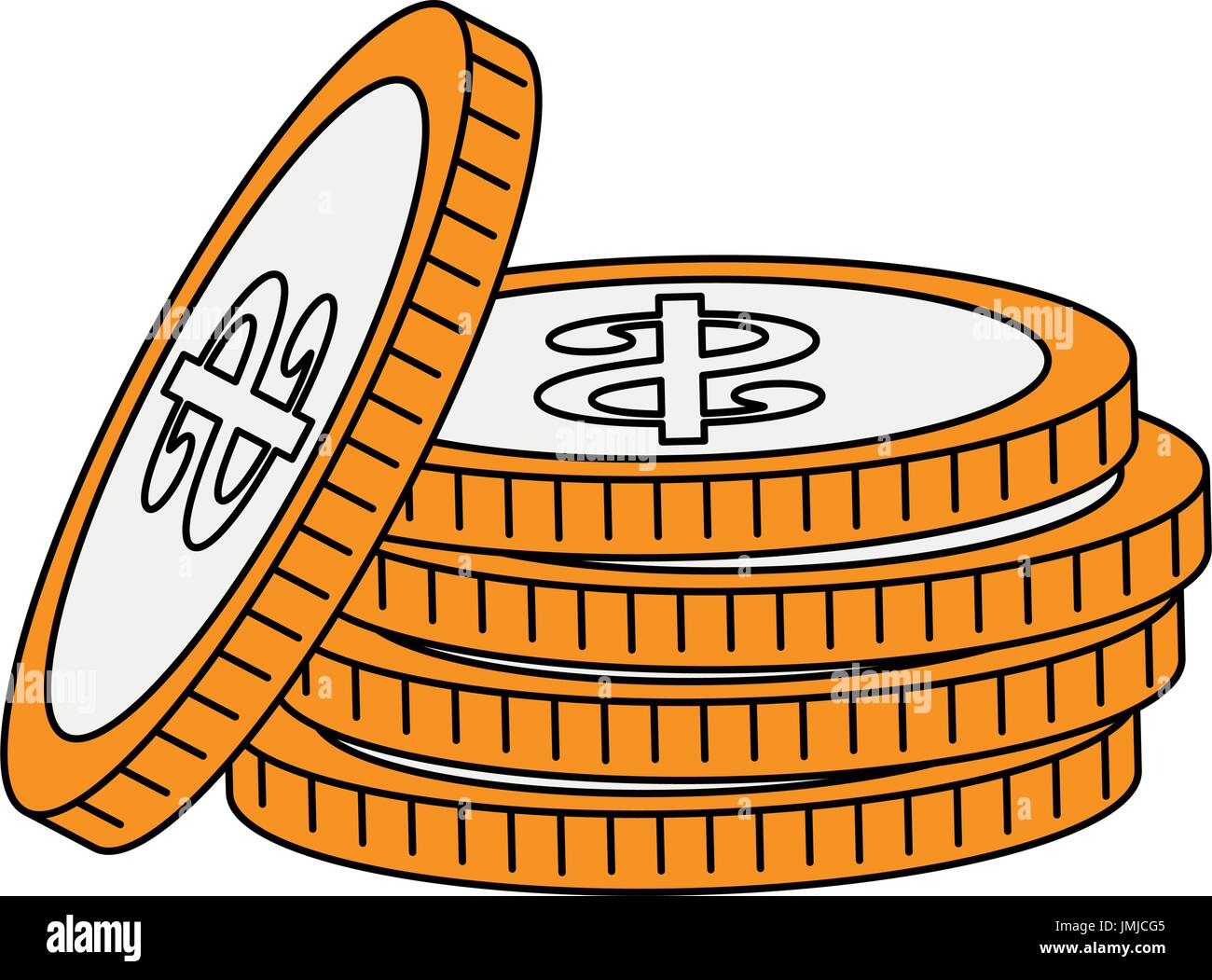 coins vector illustration Stock Vector Image & Art - Alamy