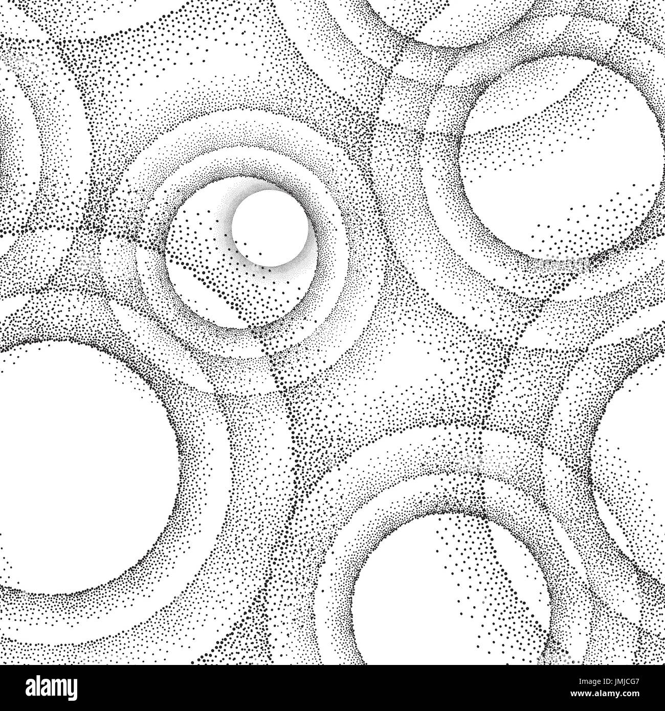 Abstract dot seamless pattern. Spotted linear ornamental texture ...