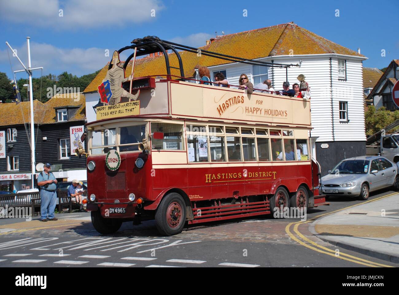 Vintage electric trolley bus hi-res stock photography and images - Alamy