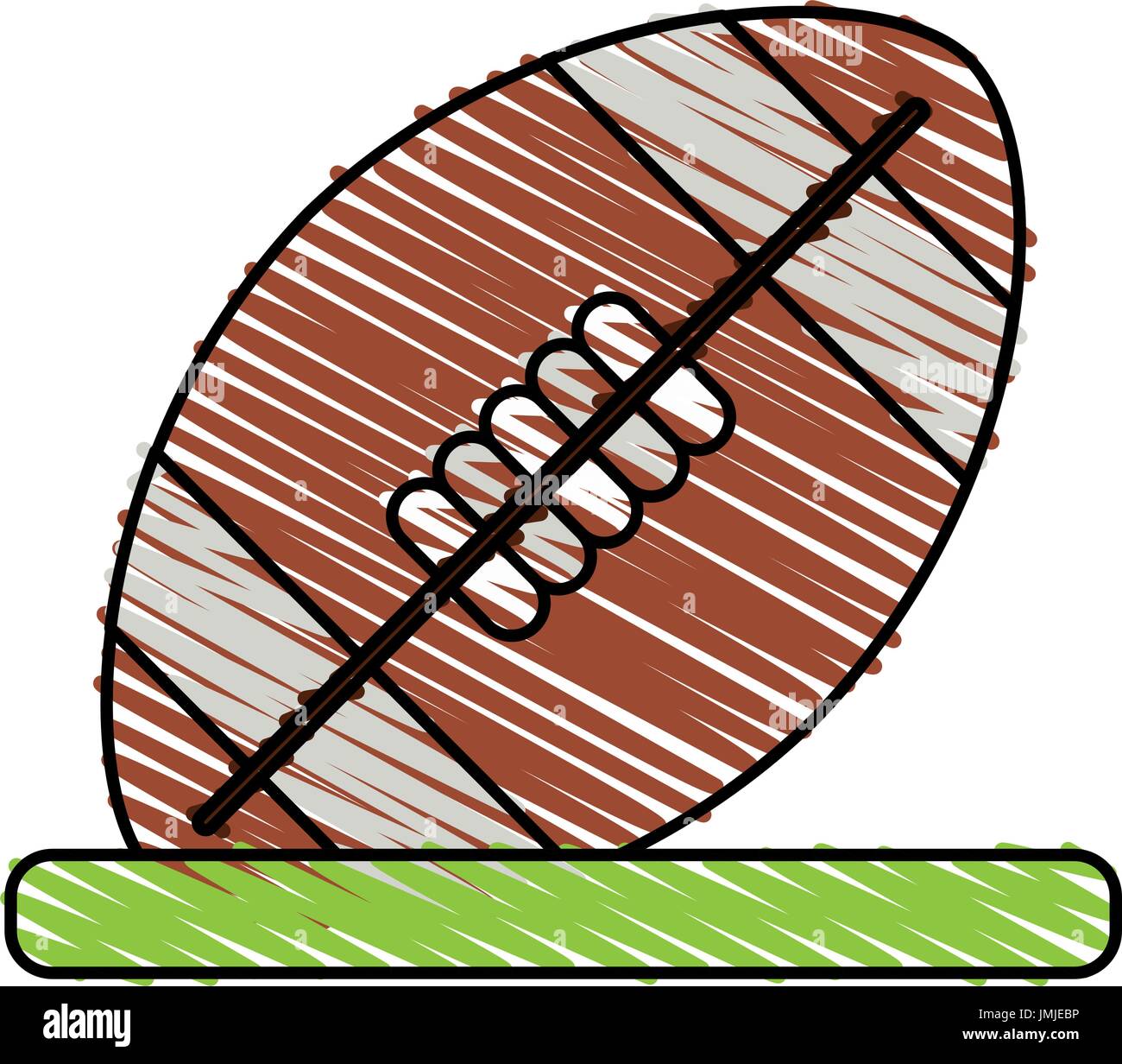football vector illustration Stock Vector Image & Art - Alamy