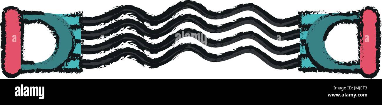 chest expander vector illustration Stock Vector Image & Art - Alamy