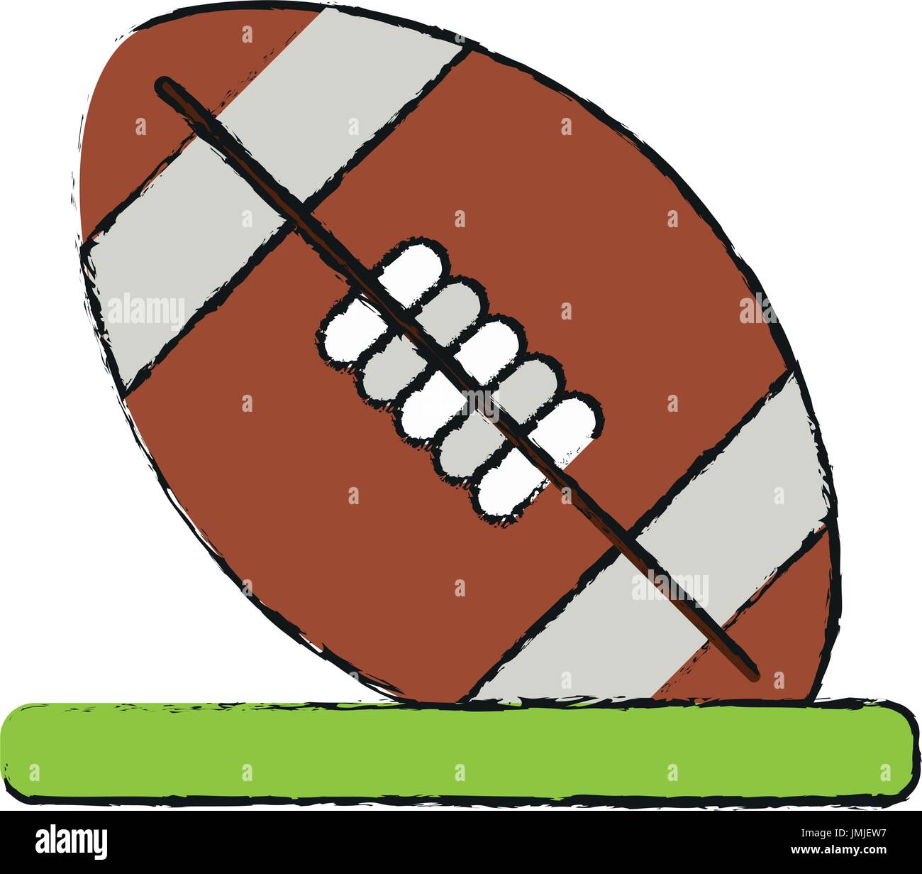 football vector illustration Stock Vector Image & Art - Alamy