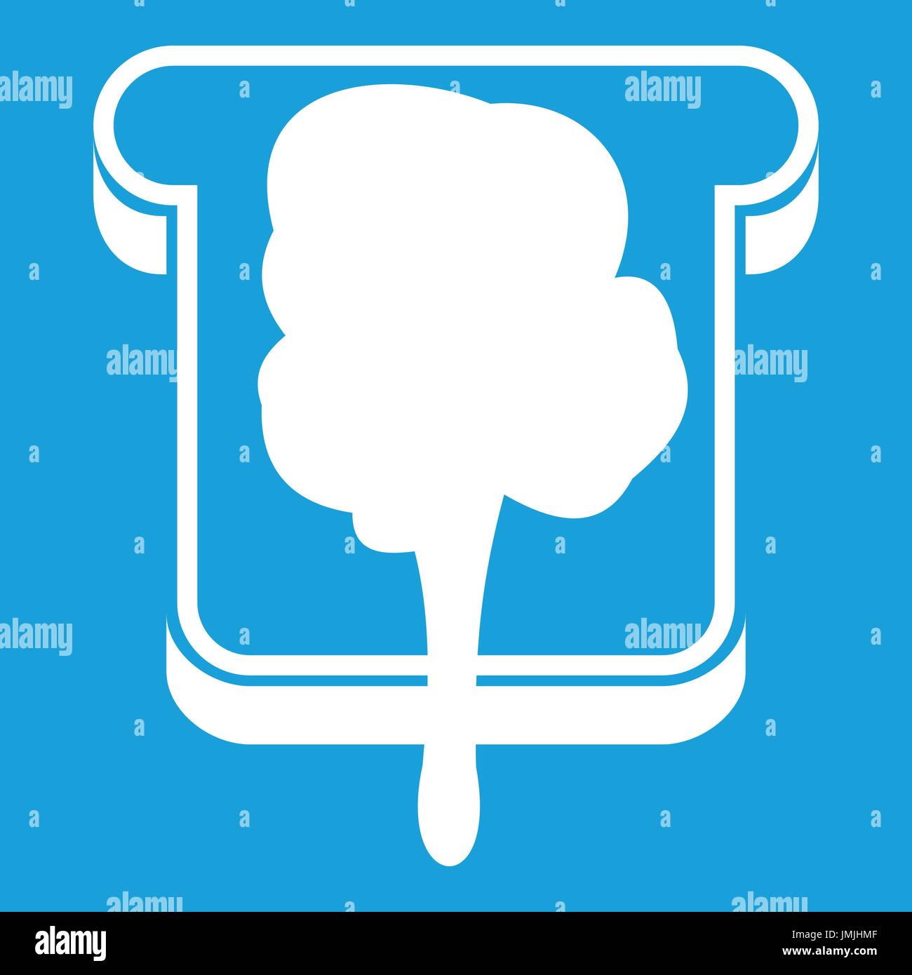 Bread icon white Stock Vector Image & Art - Alamy