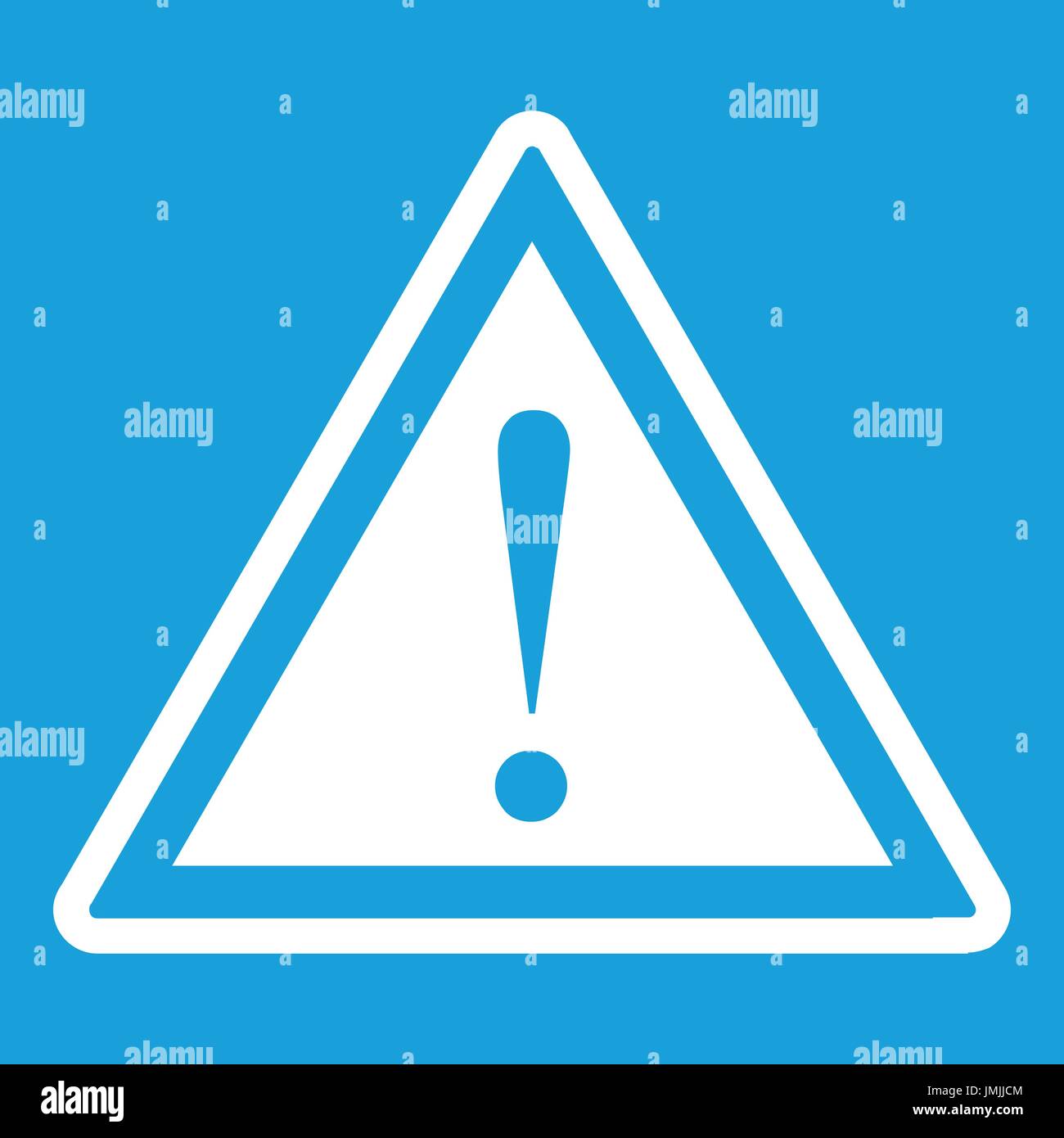 Warning attention sign with exclamation mark icon Stock Vector Image ...