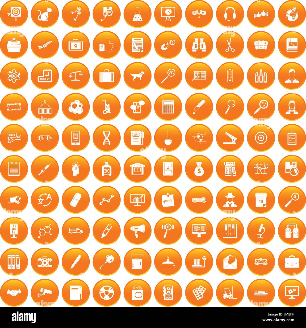 Orange Stapler Stock Vector Images - Alamy