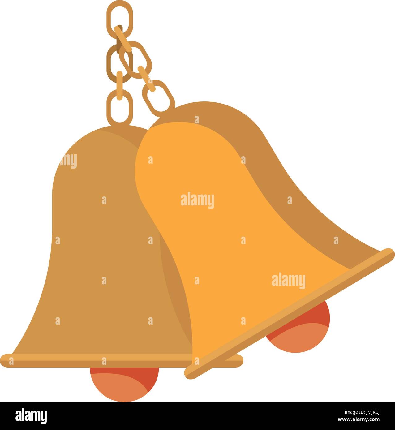 school bells chain hang alarm icon Stock Vector Image & Art - Alamy