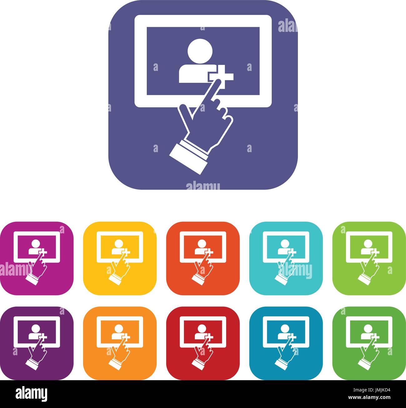 Click digital tablet green screen hi-res stock photography and images ...