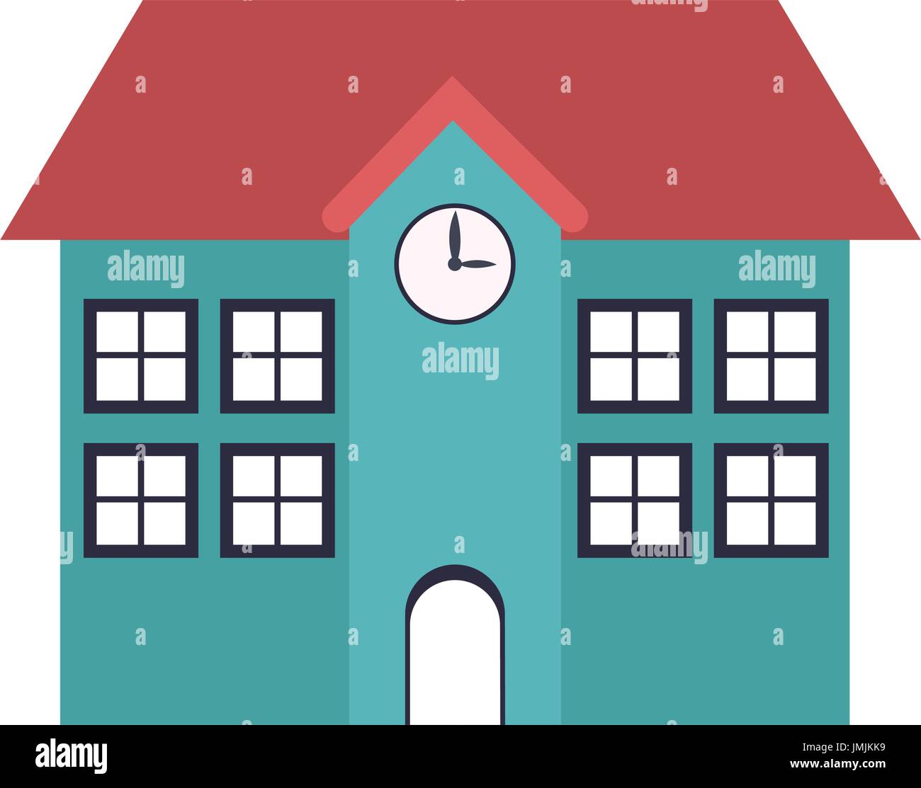 Traditional exterior clock Stock Vector Images - Alamy