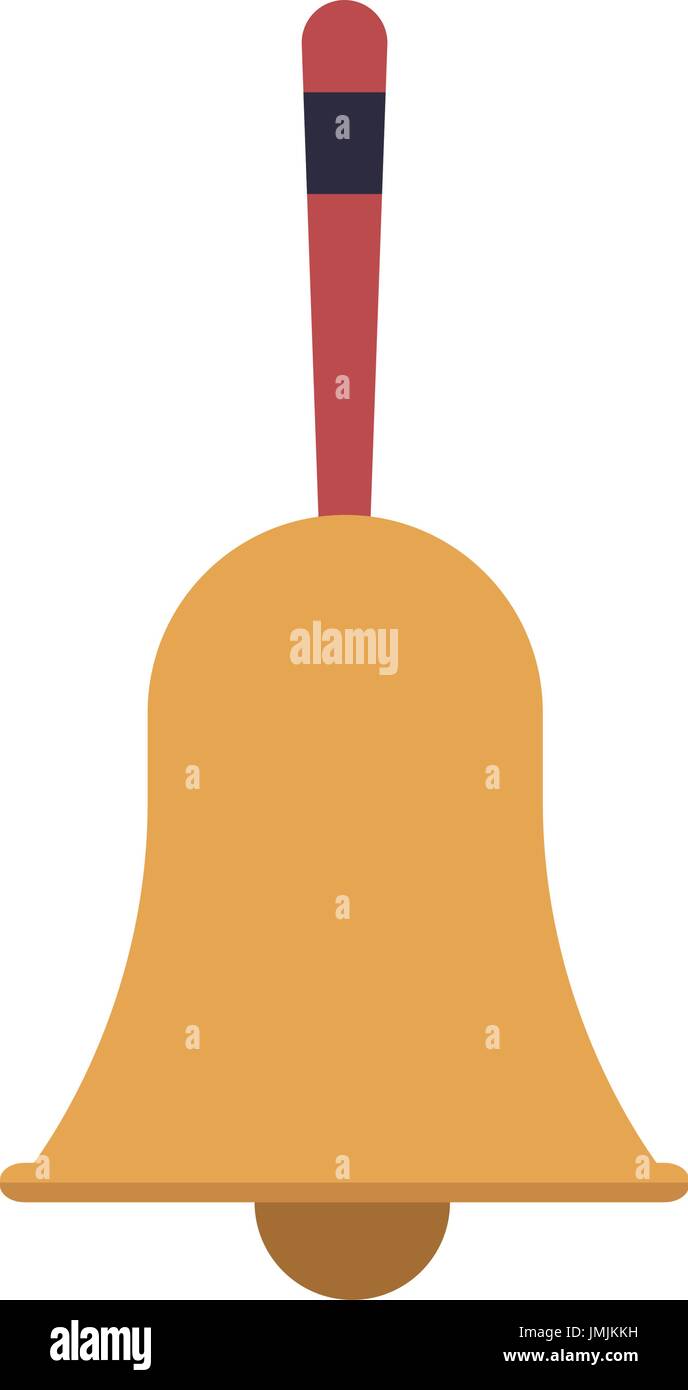 Brass bell with clapper Stock Vector Images - Alamy