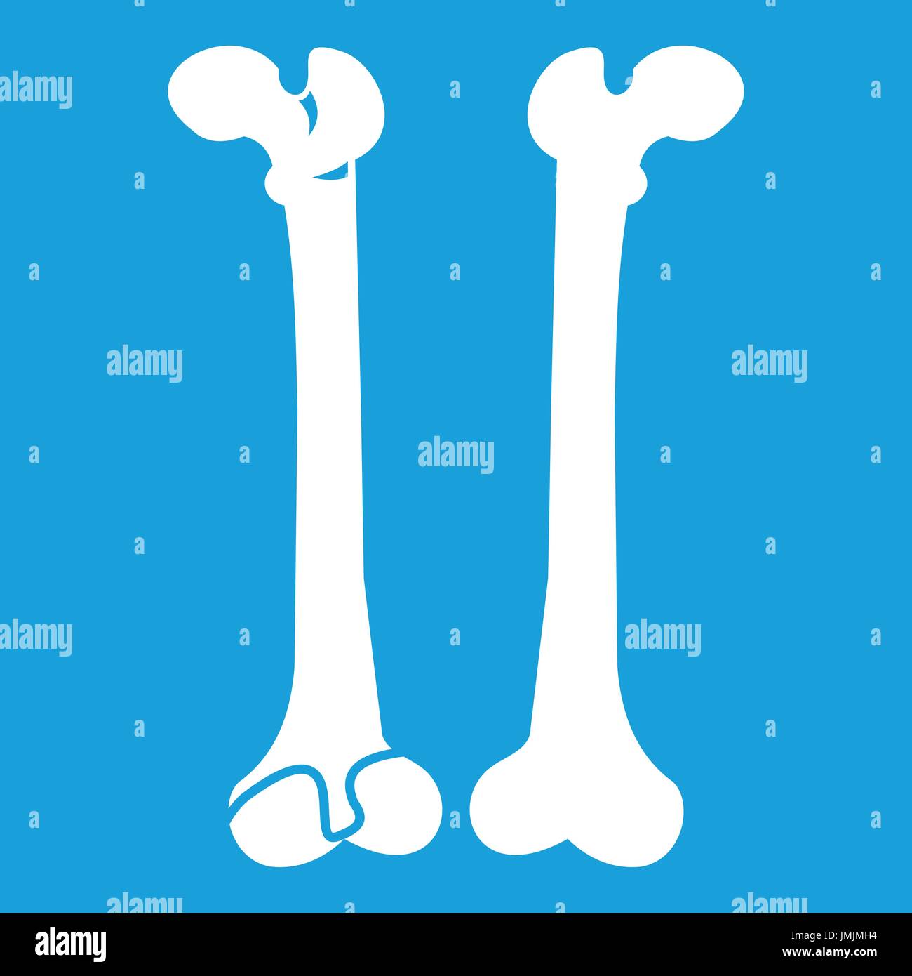 Bone icon white Stock Vector Image & Art - Alamy