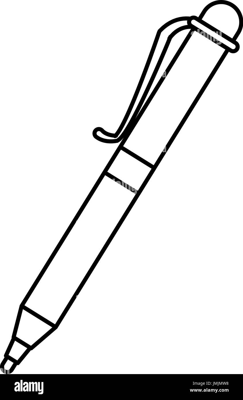 school pen write supply accessory icon Stock Vector Image & Art - Alamy