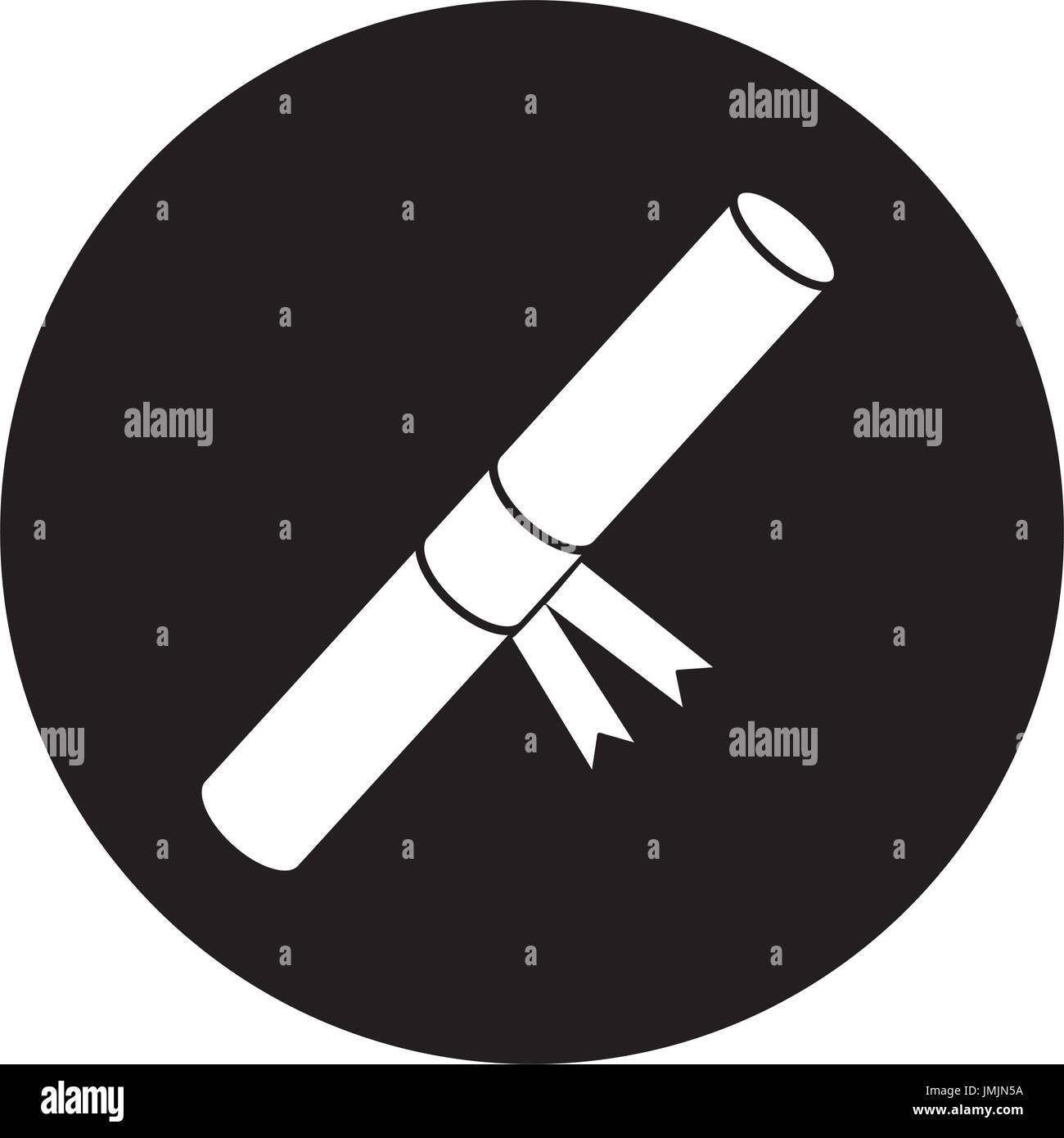 Rolled certificate Stock Vector Images - Alamy