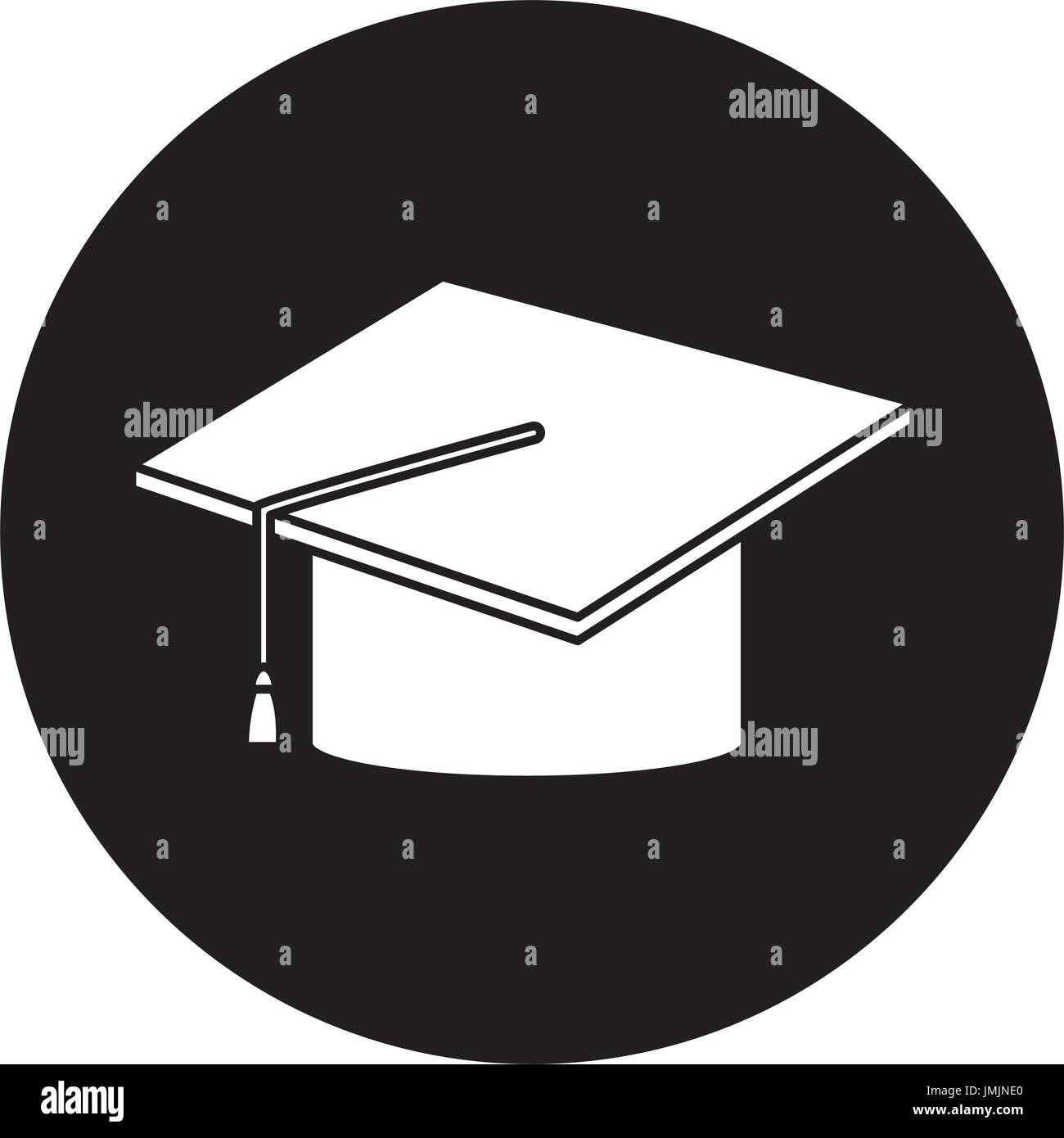 graduation hat accessory degree celebration Stock Vector Image & Art ...