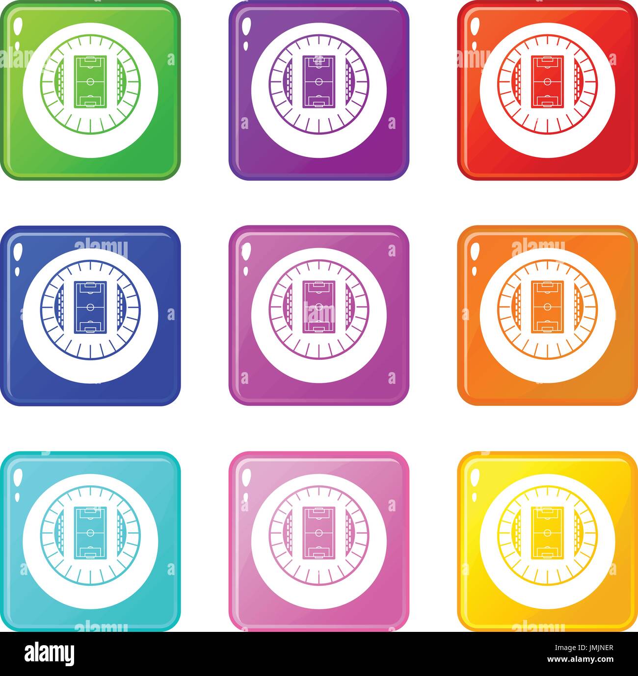 Round stadium top view set 9 Stock Vector Image & Art - Alamy