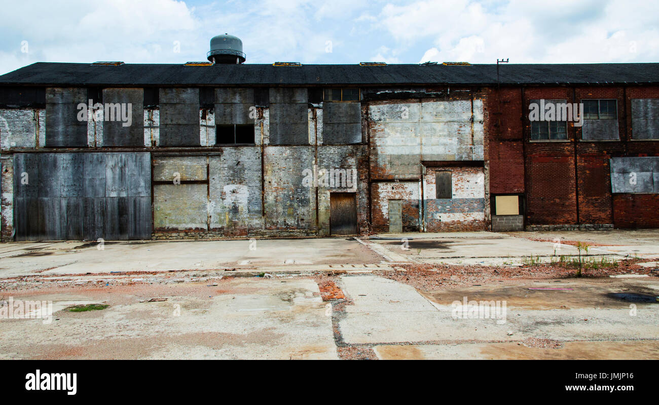 Abandoned Factory Building Detroit Michigan USA Stock Photo - Alamy