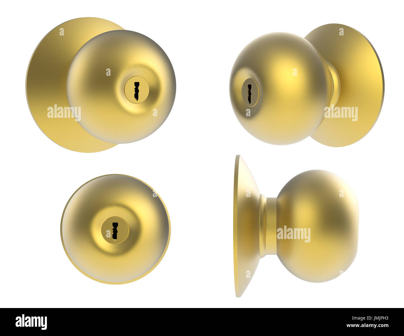 Gold door knob hi-res stock photography and images - Alamy