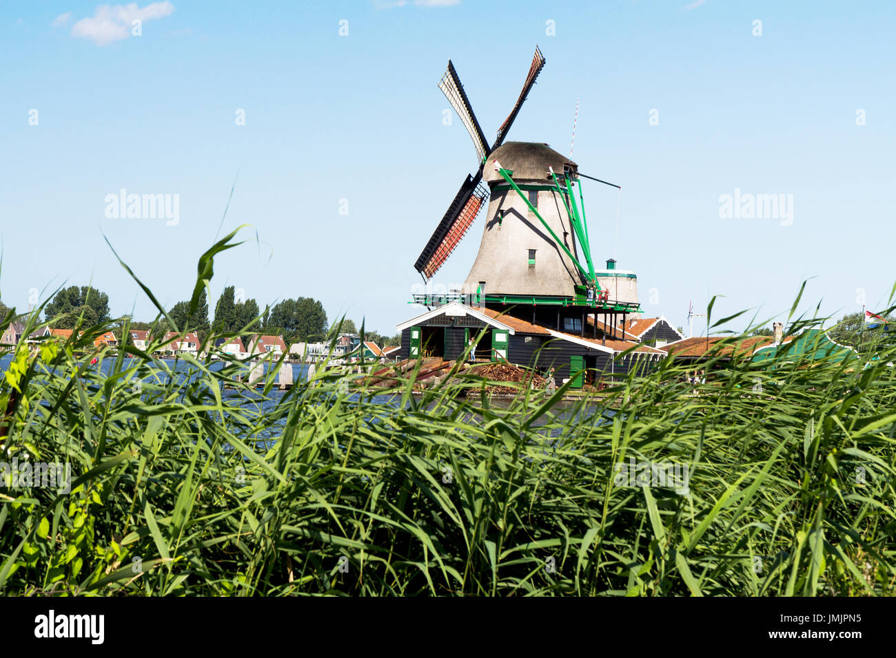 A Dutch mill Stock Photo - Alamy