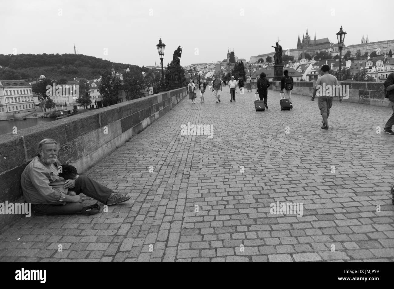 Homeless in urban area hi-res stock photography and images - Alamy