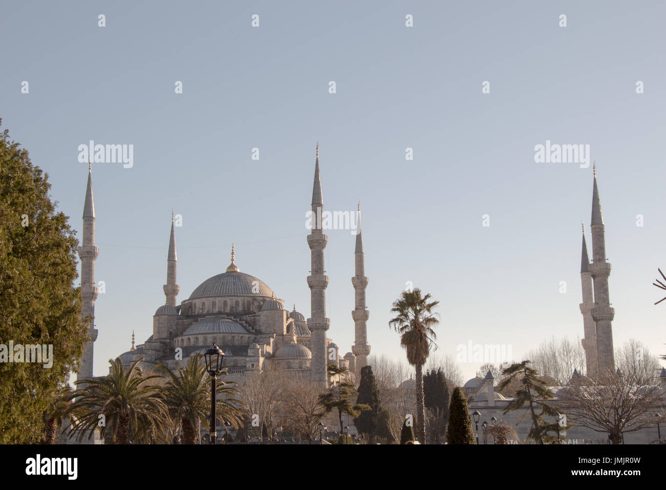 Outer view of Ottoman style mosque in Istanbul Stock Photo - Alamy