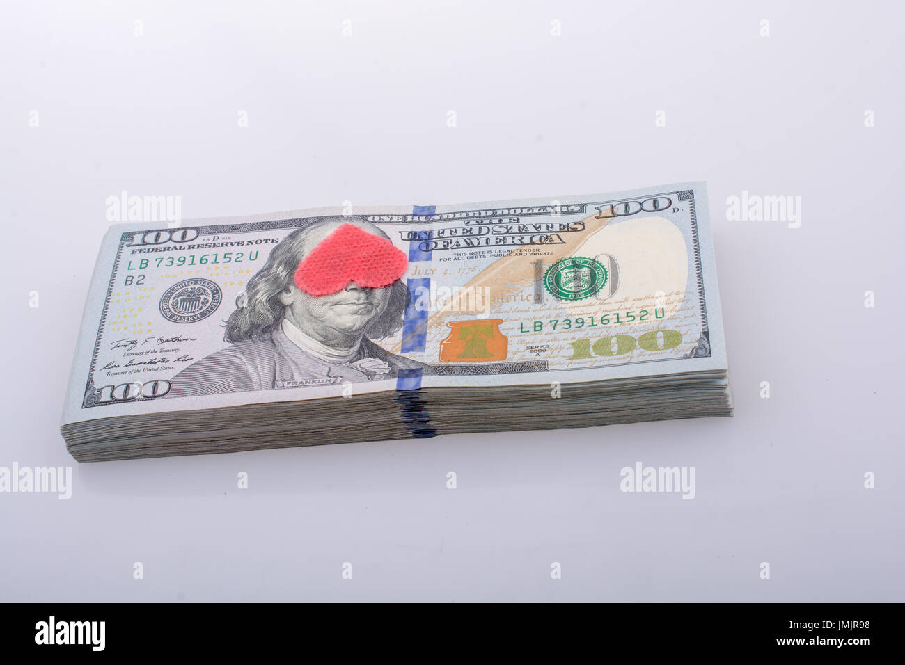 Red hearts and banknote bundle of US dollar Stock Photo - Alamy